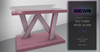 Second Life Marketplace - MIXTAPE Decor - victory table rose silver